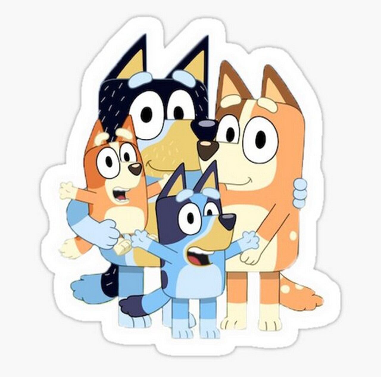 Stickers de Bluey: 7 plantillas bonitas de estampas para imprimir