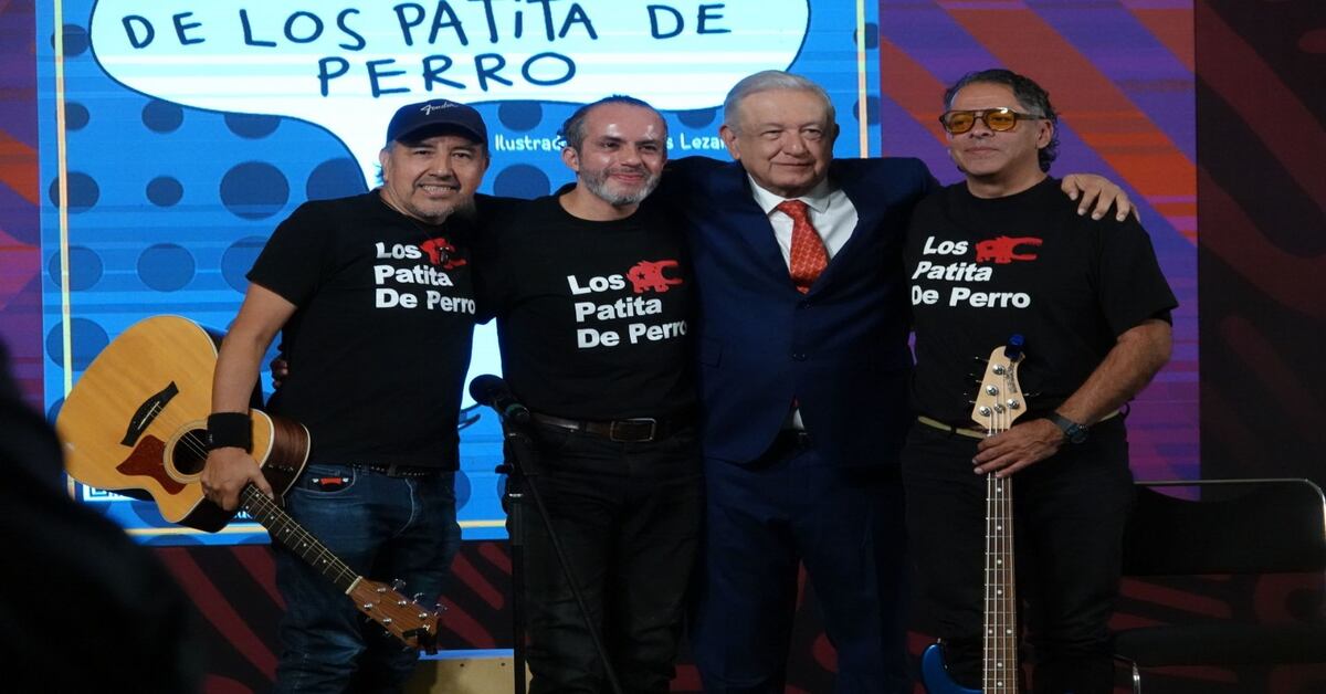 En familia con AMLO: Grupo Los Patita de Perro llegan a la Mañanera ...