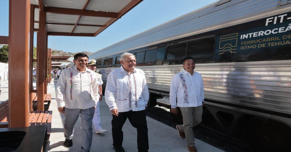 AMLO inaugura Línea Z del Tren Transístmico del Corredor Interoceánico