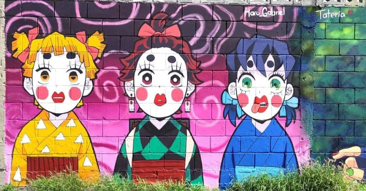 ‘Demon Slayer’ tiene un increíble mural en México; te decimos dónde está