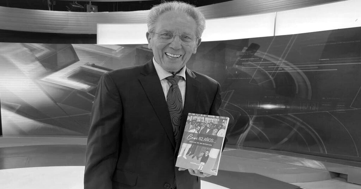 ¿Quién era Héctor Benavides, arquitecto y presentador de noticias que ...