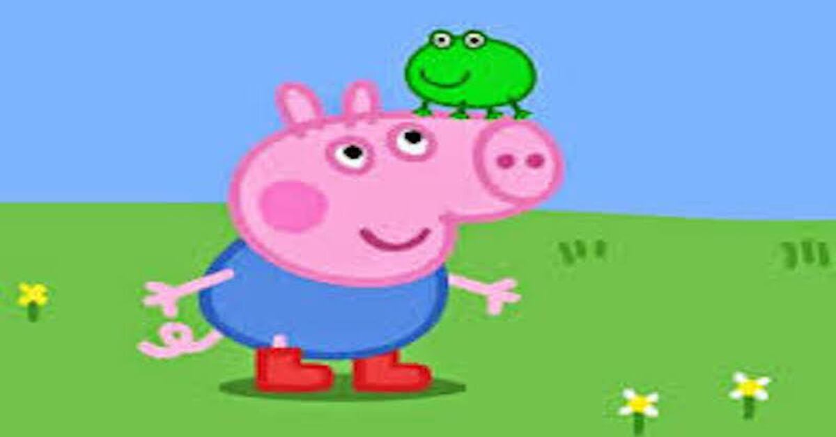 Rana de Peppa Pig en punto de cruz: 6 sencillos diseños para bordar