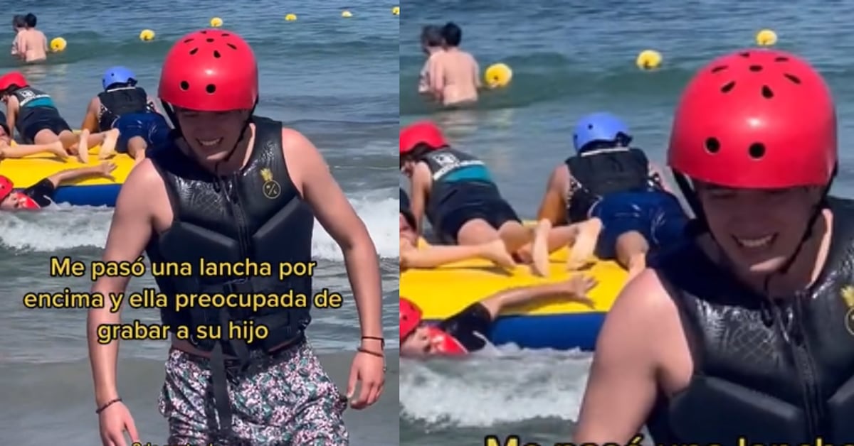 Video La Mamá De Su Amigo Prefirió Grabar A Su Hijo Mientras él Era