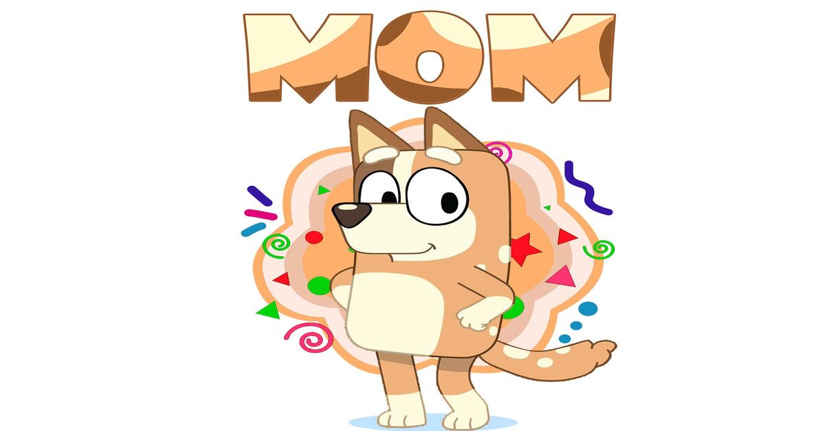 Chilli, mamá de Bluey: 7 dibujos para el Día de la Madre bonitos que ...