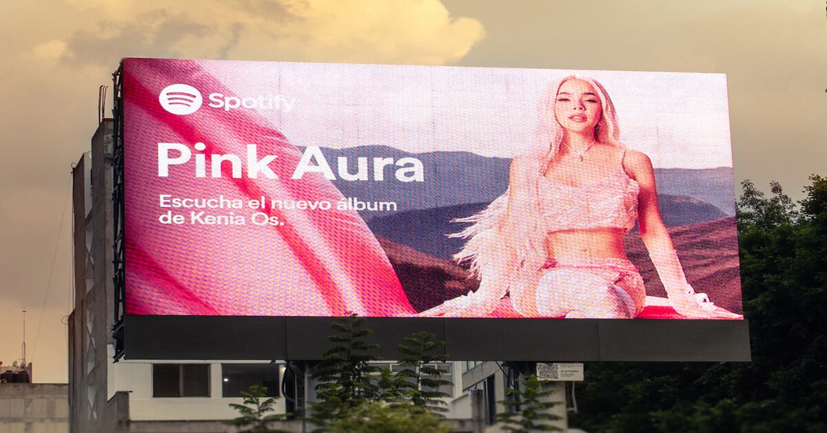 Kenia Os la rompió con Pink Aura con 15 canciones en el top de Spotify